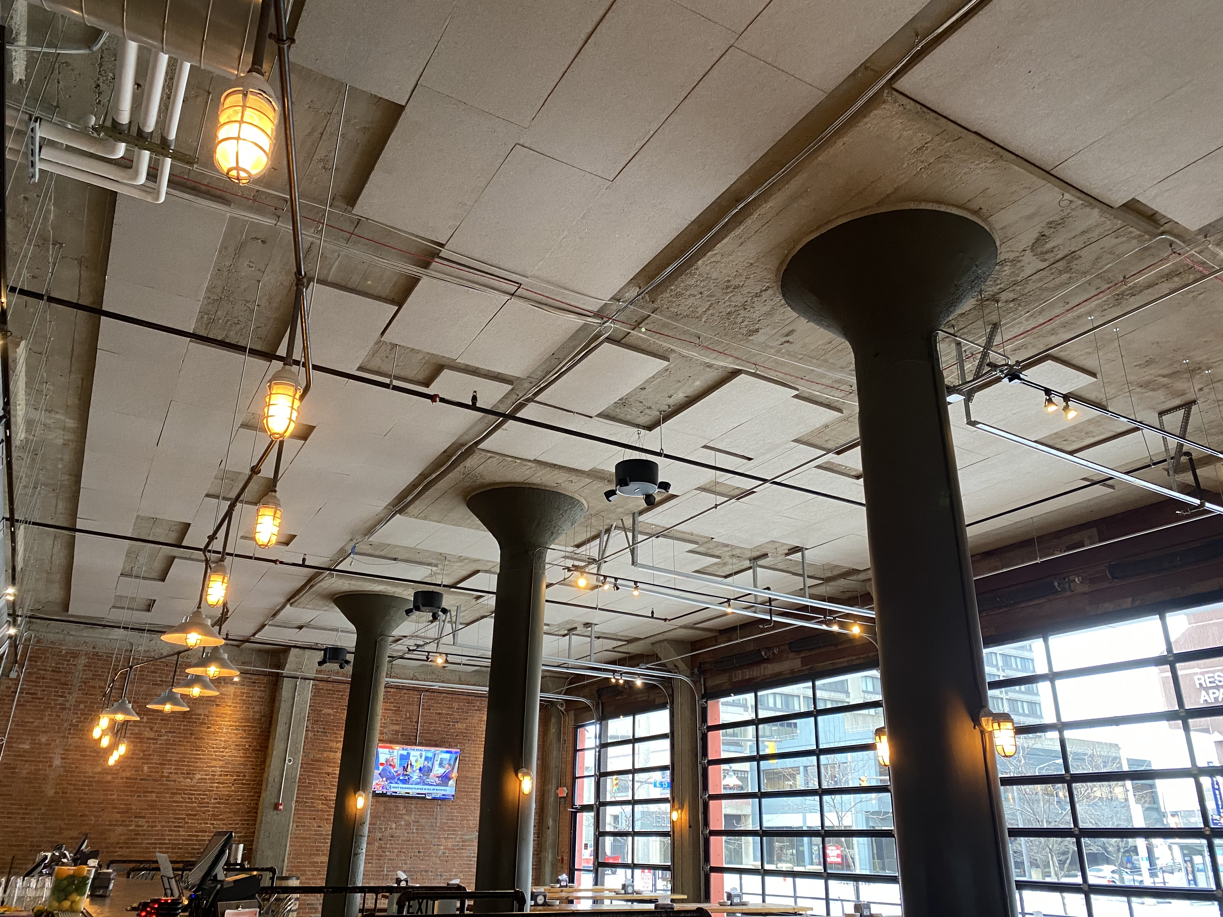 Acoustic Panels for Restaurant Ceilings | Audimute